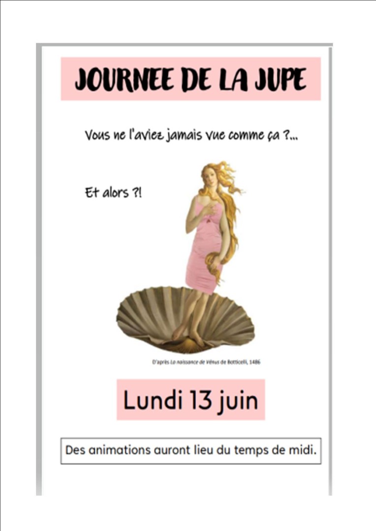 Journée de la jupe | Collège Notre Dame